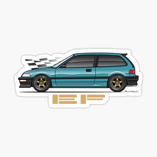 JDM REFLECTIVE DECAL sticker drift EK civic type r motul tuning tune ...