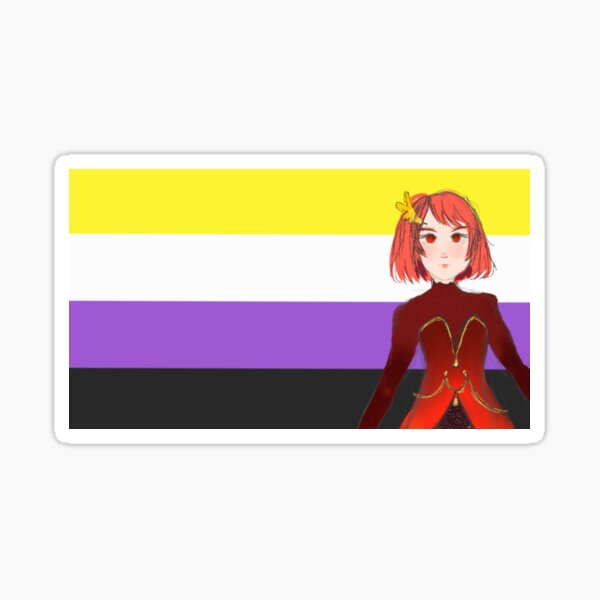 "SynthV Chiyu Non-Binary Enby Flag " Sticker for Sale by TooCuteHolli ...