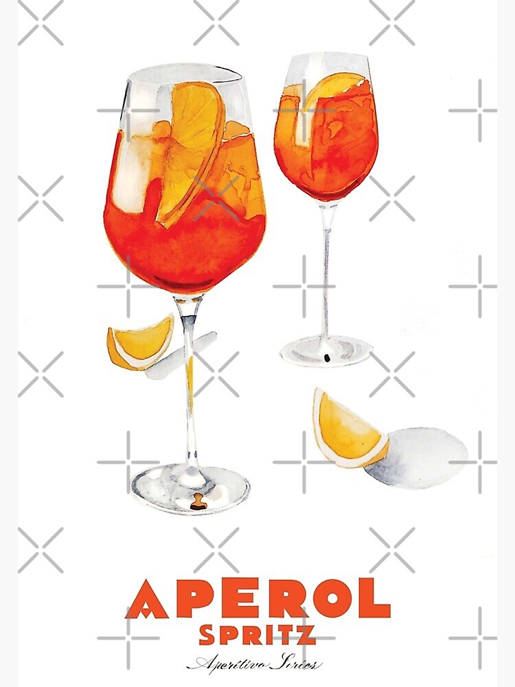 "Aperol Spritz" Art Print for Sale by sevchencodesign | Redbubble