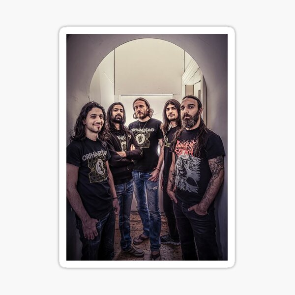 "the metal band" Sticker for Sale by noemiherman | Redbubble