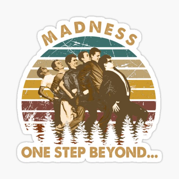 "The madness retro band gift for fans " Sticker for Sale by Stevenssa ...