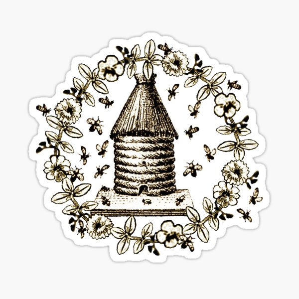 "save the bees Bee Hive" Sticker for Sale by JoniandCo | Redbubble