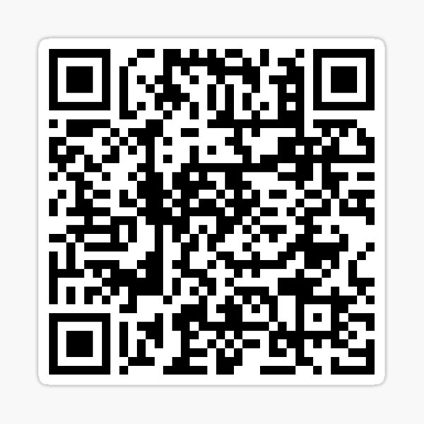 ""sHe's rEaLly gOoD" camp rock qr code" Sticker for Sale by amiareyou ...