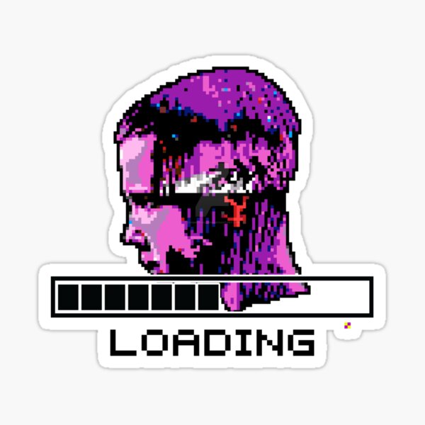 "Stranger Things Retro Game Loading" Sticker for Sale by PIXcel | Redbubble