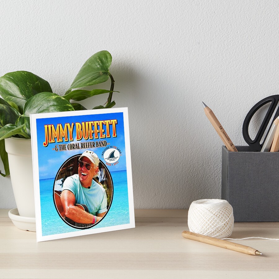 "JIMMY BUFFET art" Art Board Print for Sale by ahatzarb9 | Redbubble