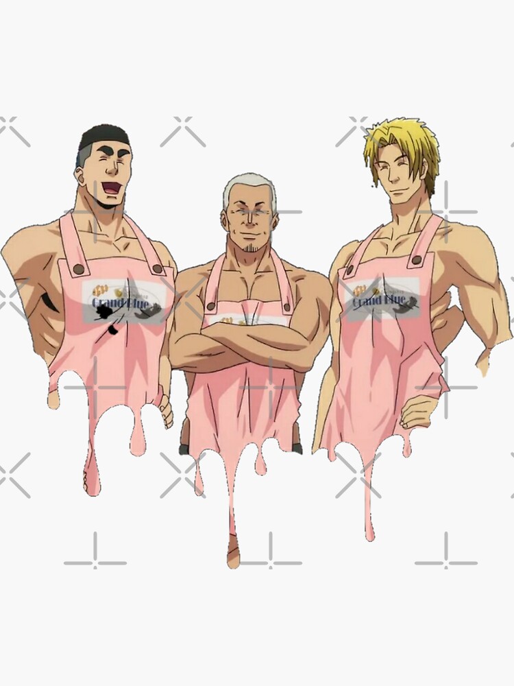 "Grand Blue Anime" Sticker by Anime-nez | Redbubble