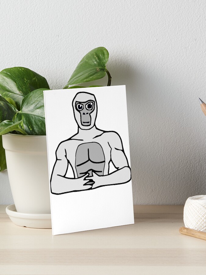 "Gorilla tag pfp maker" Art Board Print for Sale by Brian774 | Redbubble