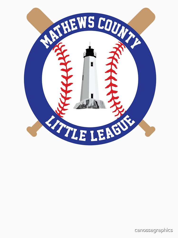 "Mathews County Little League" T-shirt by canossagraphics | Redbubble