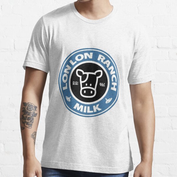 "Lon Lon Milk high quality BLACK" T-shirt by JaySinclai | Redbubble ...