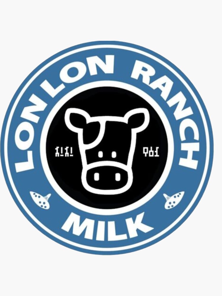 "Lon Lon Milk high quality BLACK" Sticker for Sale by JaySinclai ...