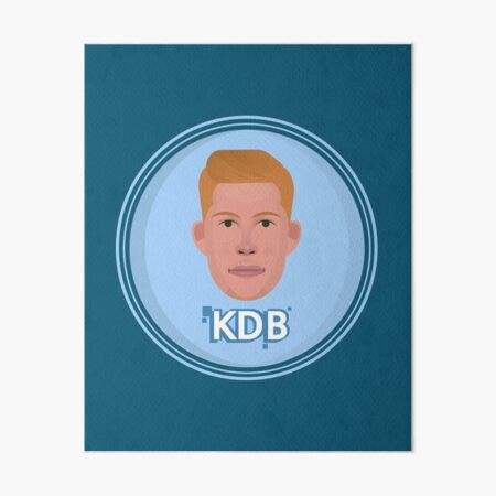 "Kevin De Bruyne - KDB " Art Board Print by HomeOfSports | Redbubble