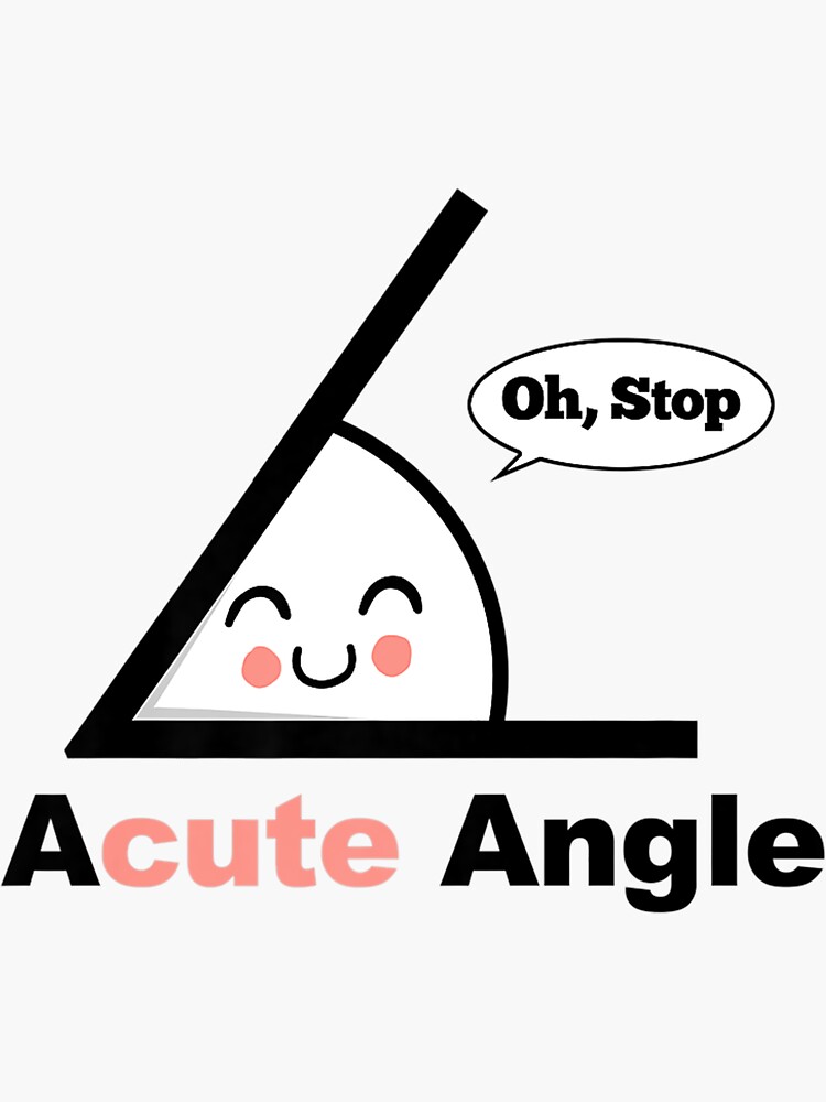 "Acute Angle funny Math Teacher Math Pun Acute Angle Premium T-Shirt ...