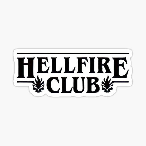 "Hellfire Club " Sticker for Sale by CliftonCurry | Redbubble