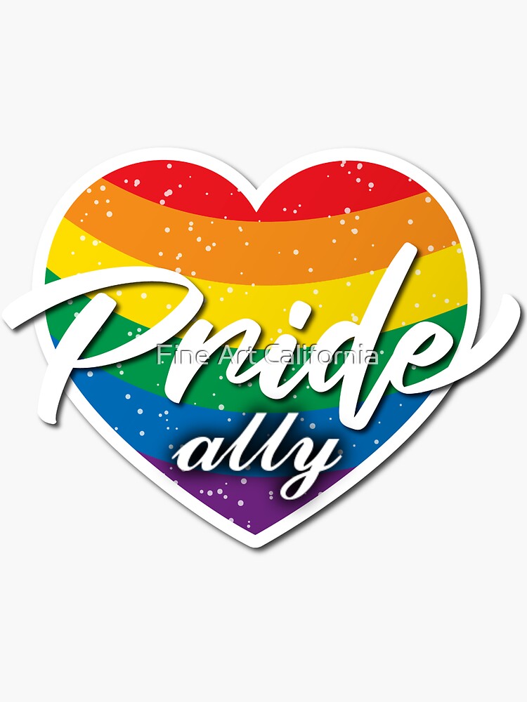 "LGBTQIA+ Ally Flag" Sticker for Sale by sourav1993 | Redbubble