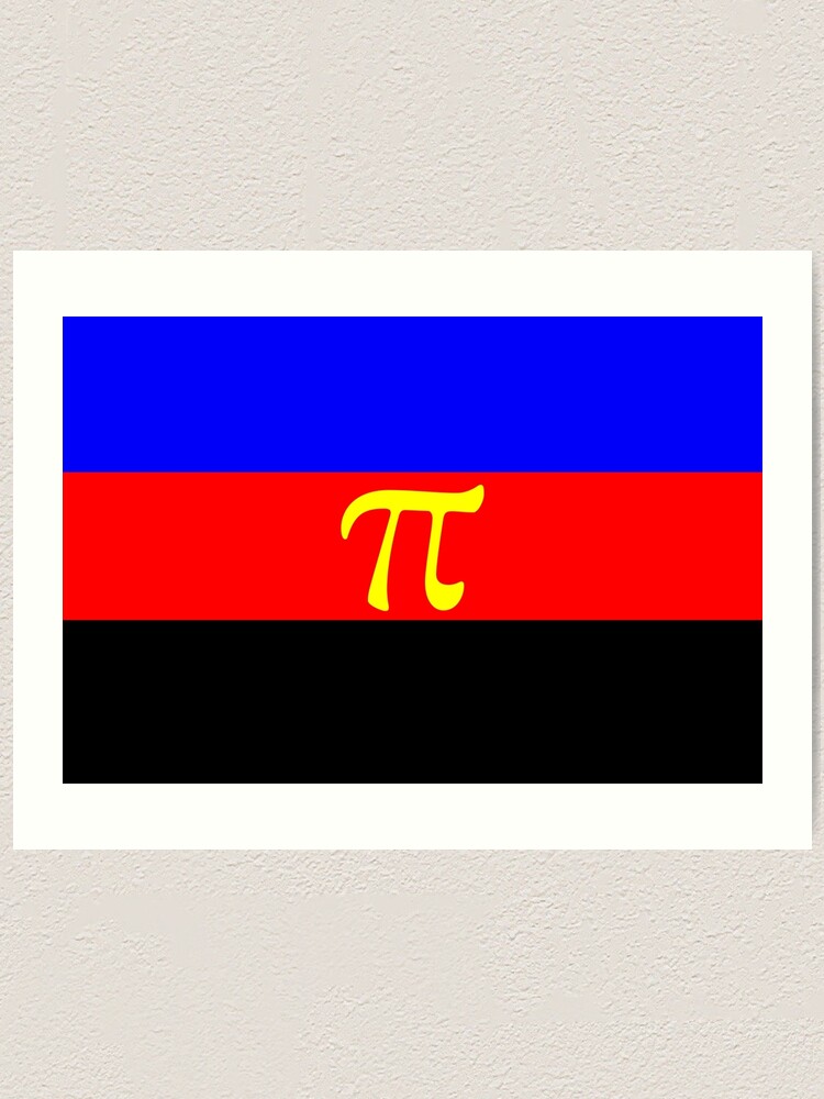 "Pi Variant Poly Polyam Polyamorous Pride Flag Queer LGBT+" Art Print ...