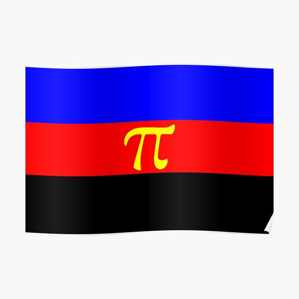 "Pi Variant Poly Polyam Polyamorous Pride Flag Queer LGBT+" Poster for ...