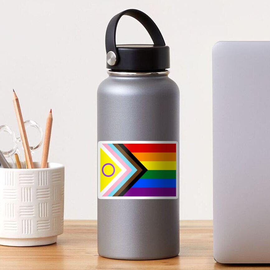 "Intersex Inclusive Progress Pride Flag Queer LGBT+" Sticker for Sale ...