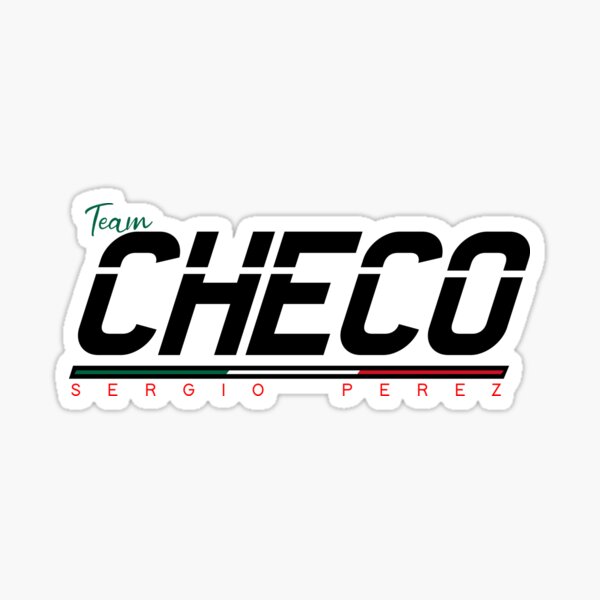 "Checo Perez 11 Mexican Racing Driver" Sticker for Sale by ...