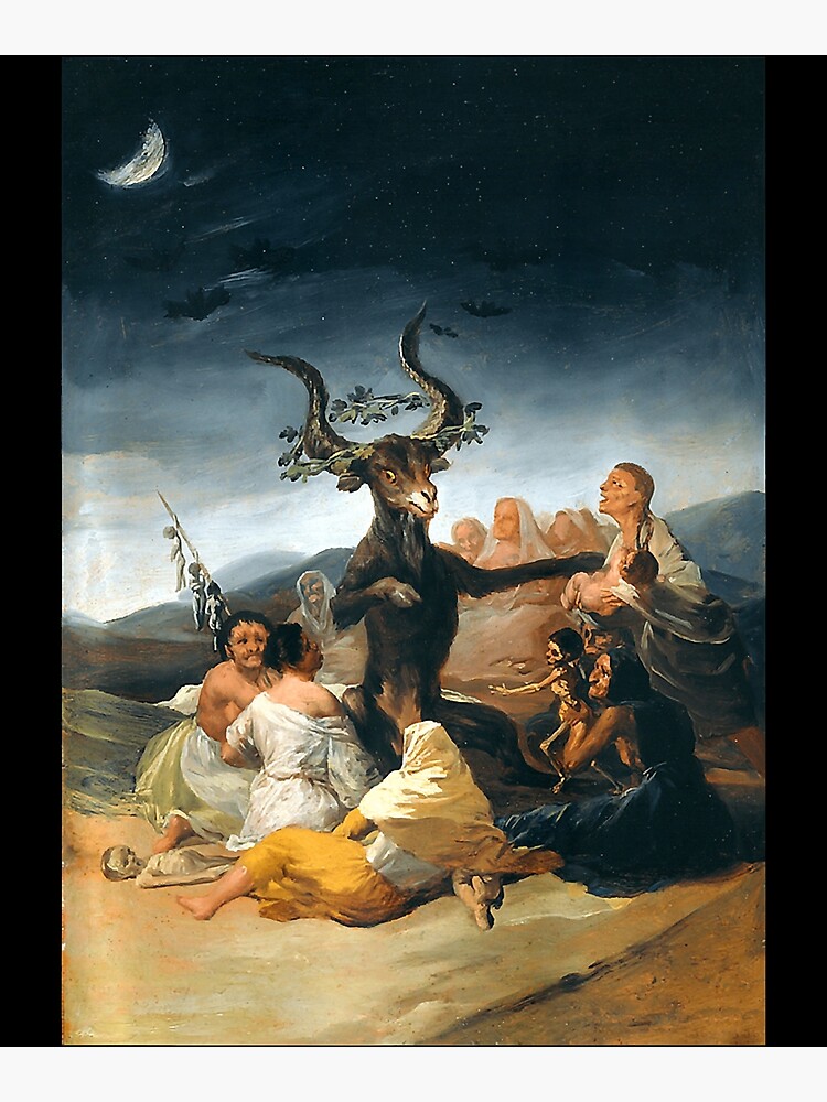 "Goya Witches Sabbath Famous Painting By Goya Premium" Photographic ...