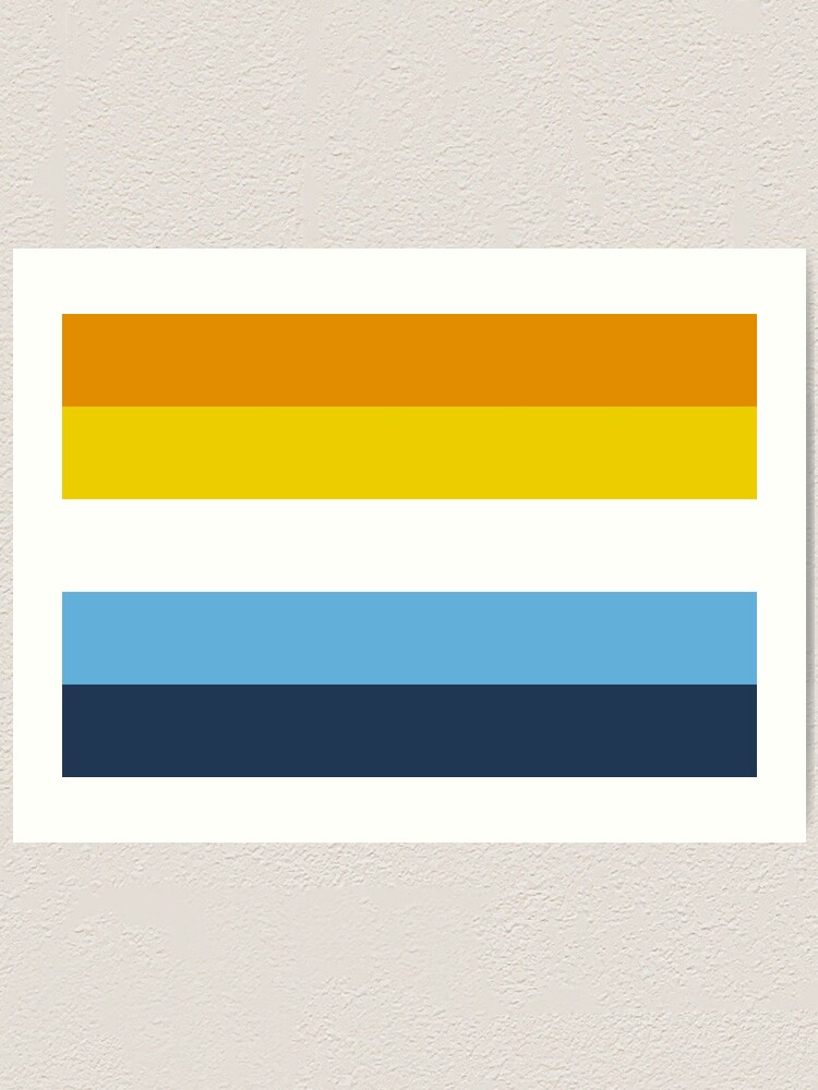 "Sunset Acearo Aroace Pride Flag Queer LGBT+" Art Print for Sale by ...