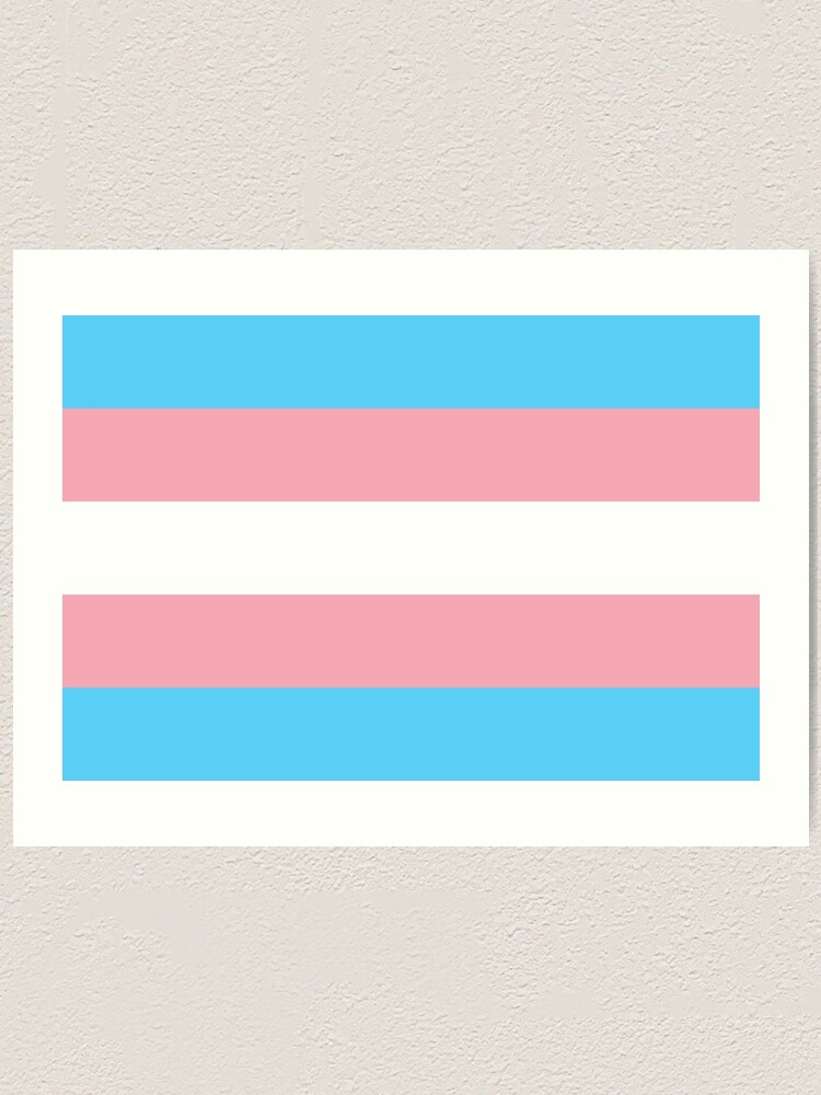 "Trans Transgender Pride Flag Queer LGBT+" Art Print for Sale by ...
