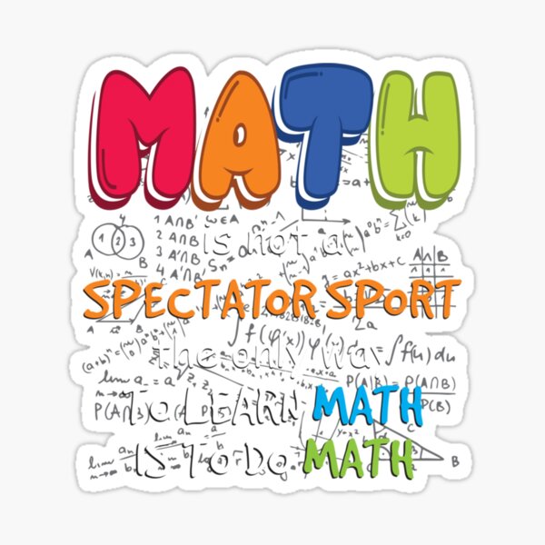 "Math Is Not A Spectator Sport Funny Teacher Mathematics Gift Pullover ...