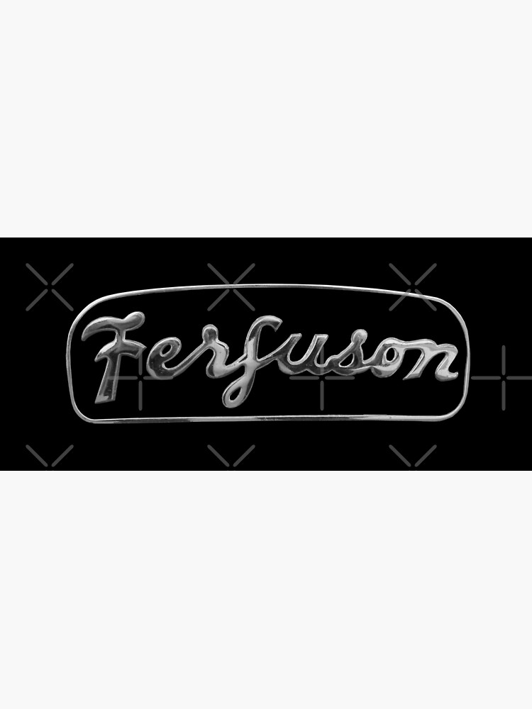 "Ferguson classic 1950s tractor logo" Poster for Sale by soitwouldseem ...