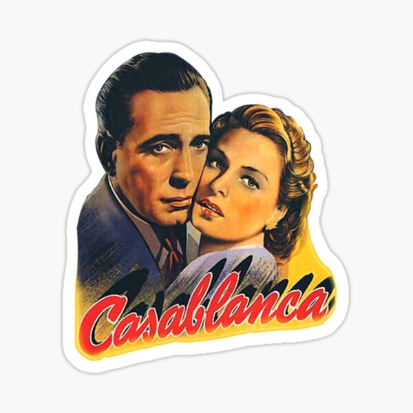 "Casablanca" Sticker for Sale by Darricae64fb | Redbubble