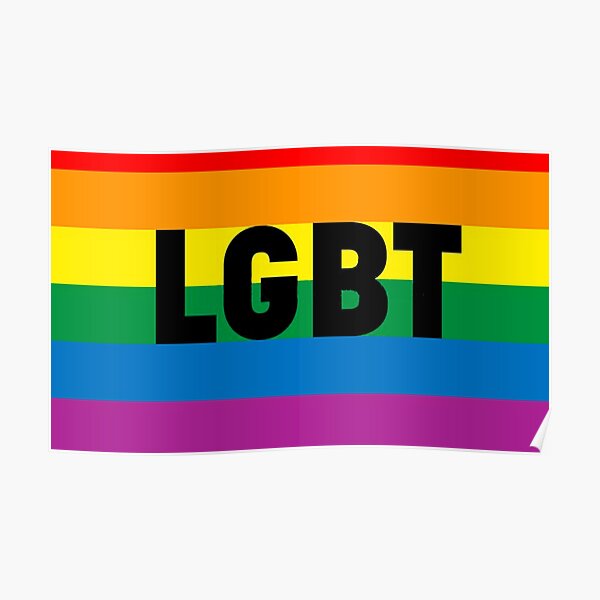"LGBTQ+" Poster for Sale by skyprintt | Redbubble