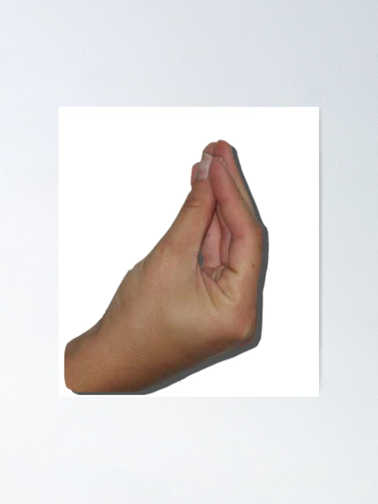 Small Hand Memes Funny Young Woman Showing Small Amount Size Gesture