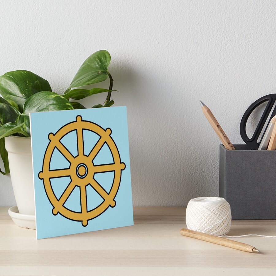 "Wheel of Taranis Symbol" Art Board Print by PanosTsalig | Redbubble