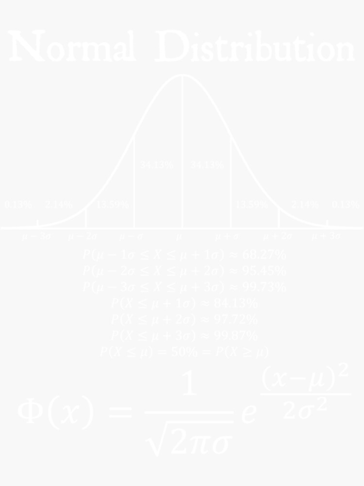 "Normal Distribution Equation Graph Statistics Math Teacher Pullover ...