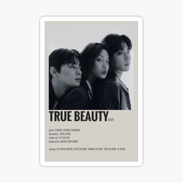 "True Beauty" Sticker for Sale by thekdramabunny | Redbubble