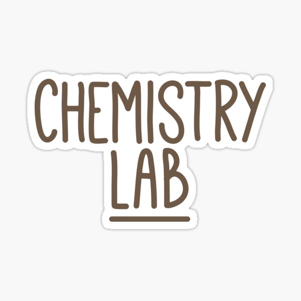 "Science Chemistry Lab " Sticker for Sale by Think4Prints | Redbubble