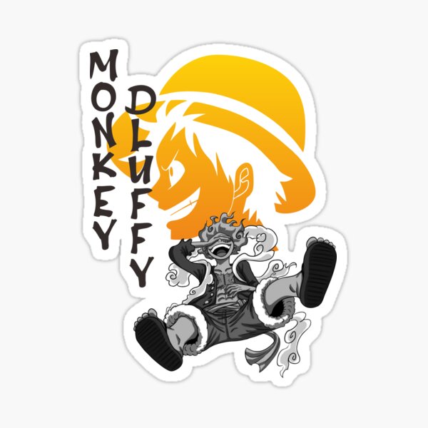 "Monkey D'Luffy Pirates King" Sticker for Sale by carubancreative ...
