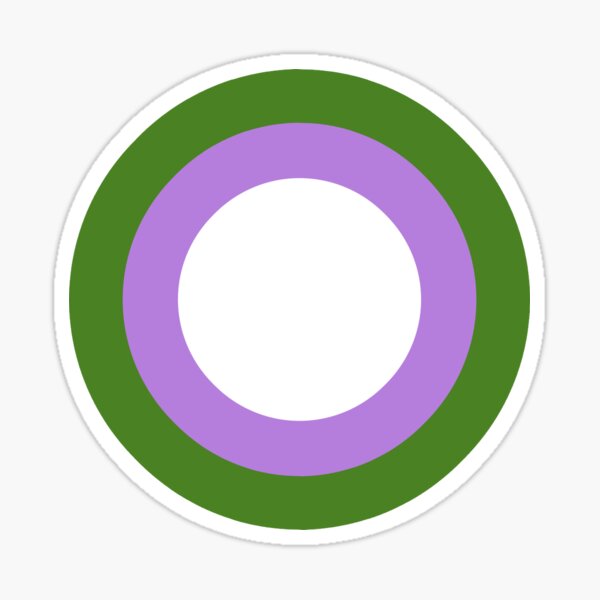 Gender Queer Pride Flag Circle Sticker For Sale By Kiippers Redbubble
