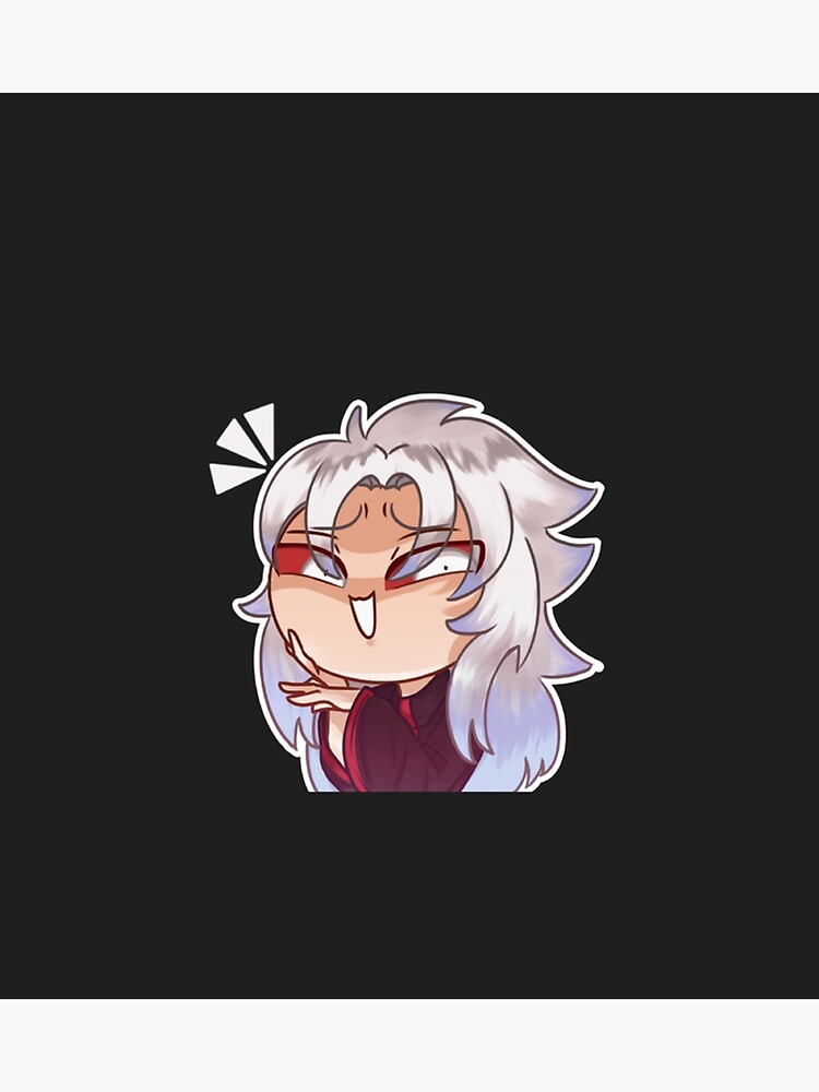 "Ohohoho !!" Sticker for Sale by gatothlarbib | Redbubble