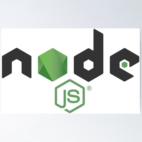 "Node.JS Logo [High-resolution export for HQ print]" Poster for Sale by ...