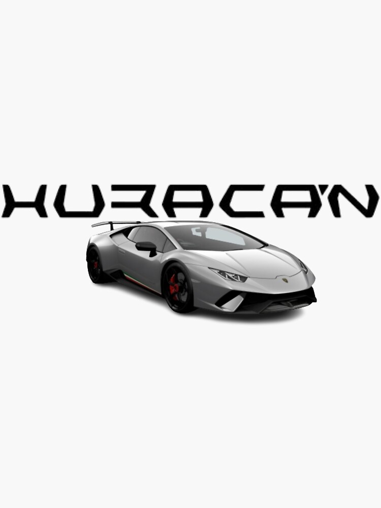 "Lamborghini Huracan" Sticker for Sale by Be-Glamorous | Redbubble