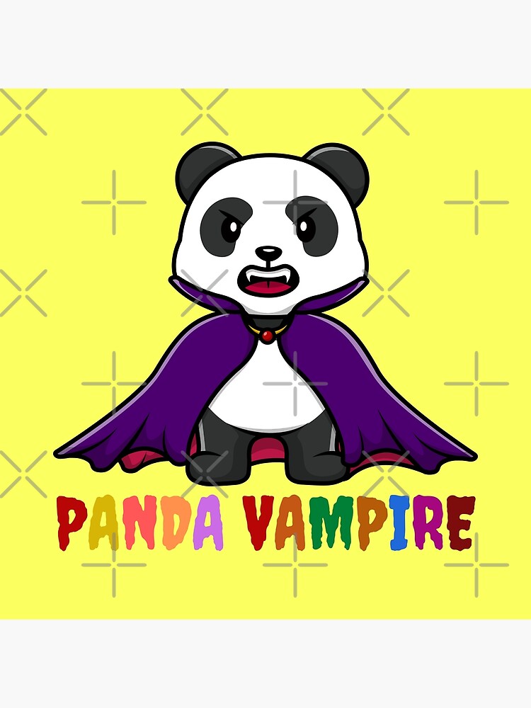 "Cute Panda Vampire - Funny" Poster for Sale by OMGCutie | Redbubble