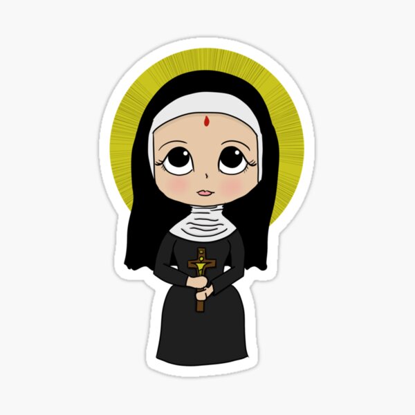 "Saint Rita Cascia Cute Anime Chibi " Sticker for Sale by gatothlarbib ...