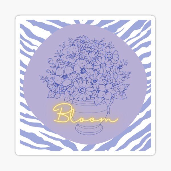 "Bloom" Sticker for Sale by MollieMimosa | Redbubble