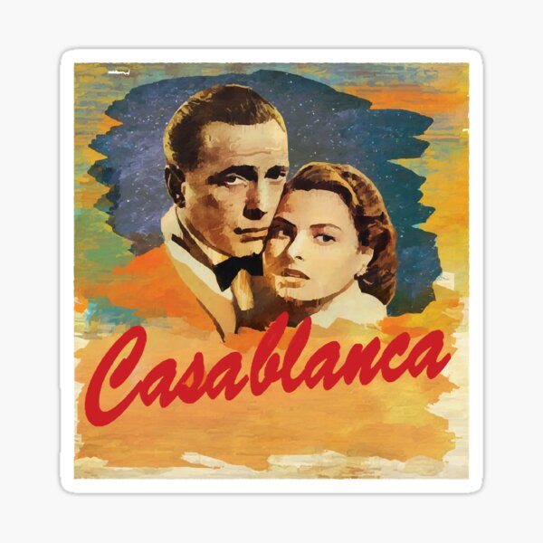 "Casablanca" Sticker for Sale by Darricae64fb | Redbubble