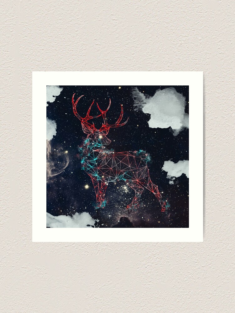 "Celestial Deer" Art Print for Sale by AleSmalls | Redbubble