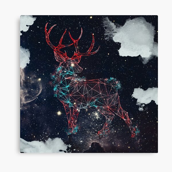 "Celestial Deer" Canvas Print for Sale by AleSmalls | Redbubble