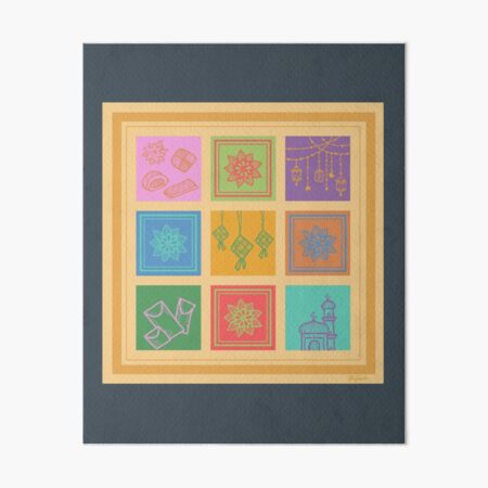 "Hari Raya" Art Board Print for Sale by DamianKio | Redbubble