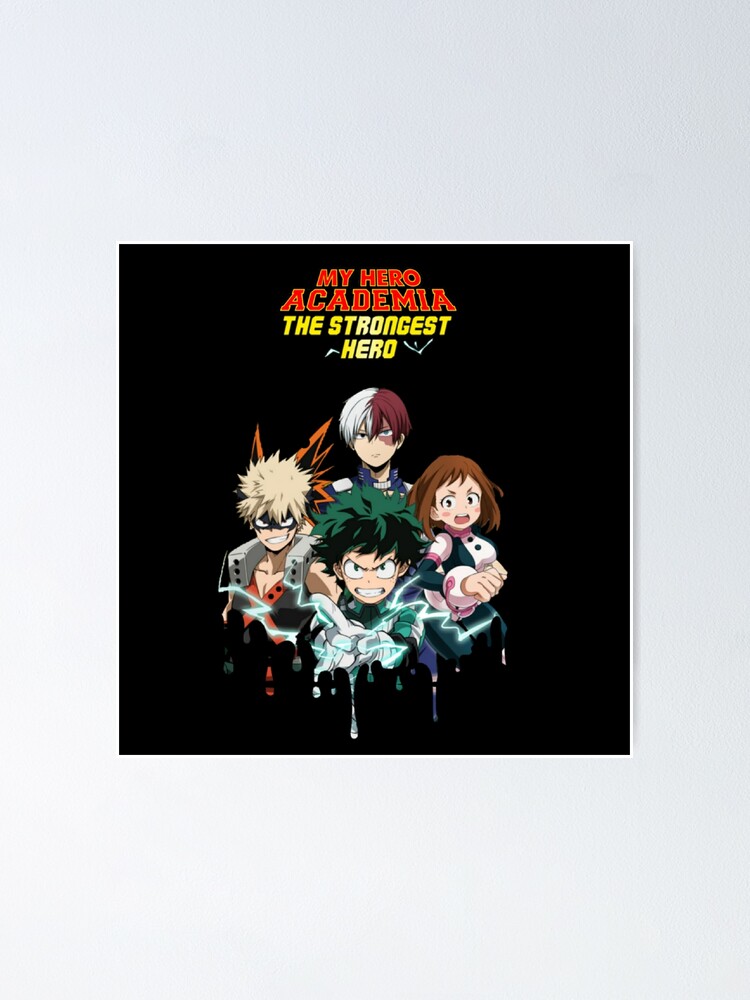 My Hero Academia Anime Poster For Sale By Anime Nez Redbubble