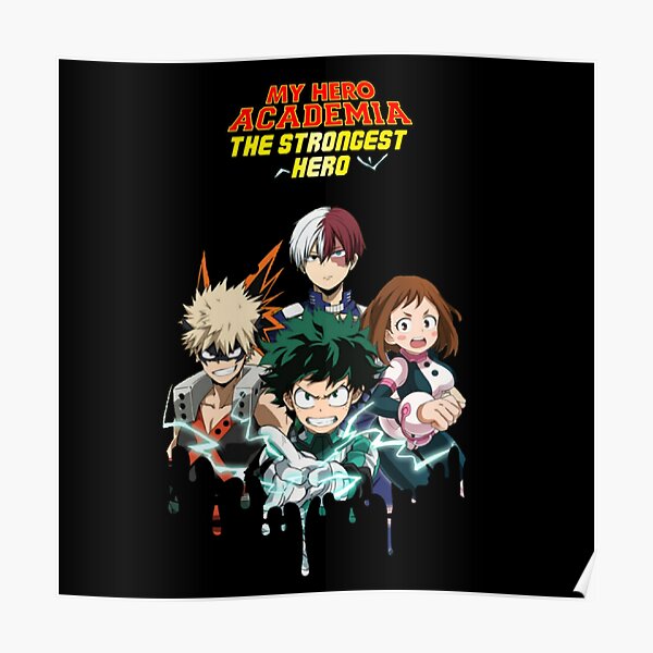 "My Hero Academia Anime" Poster for Sale by Anime-nez | Redbubble