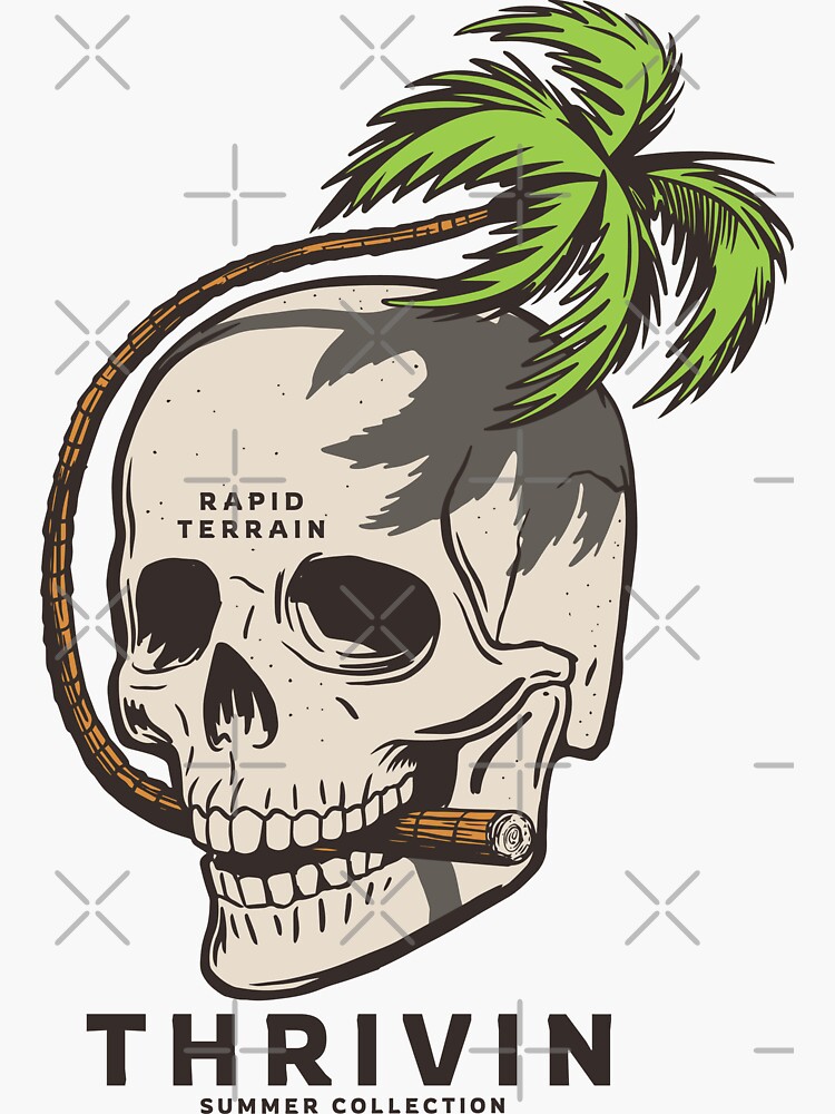 "THRIVE ONLY" Sticker for Sale by RapidTerrain | Redbubble