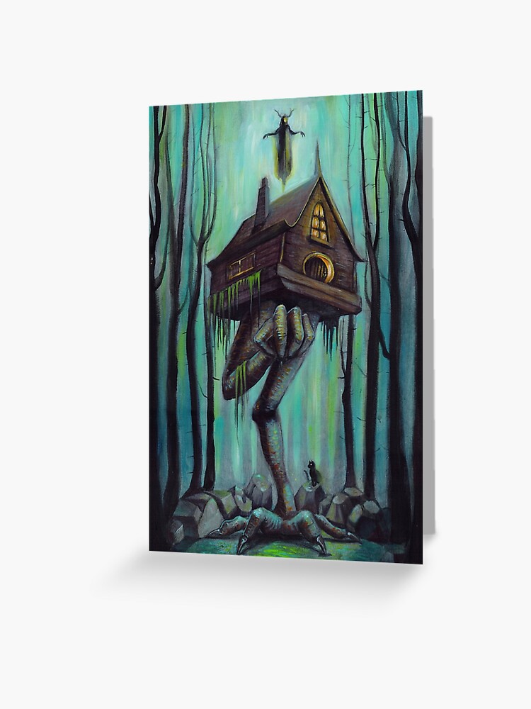 "Hut" Greeting Card for Sale by JulijaFokinaArt | Redbubble